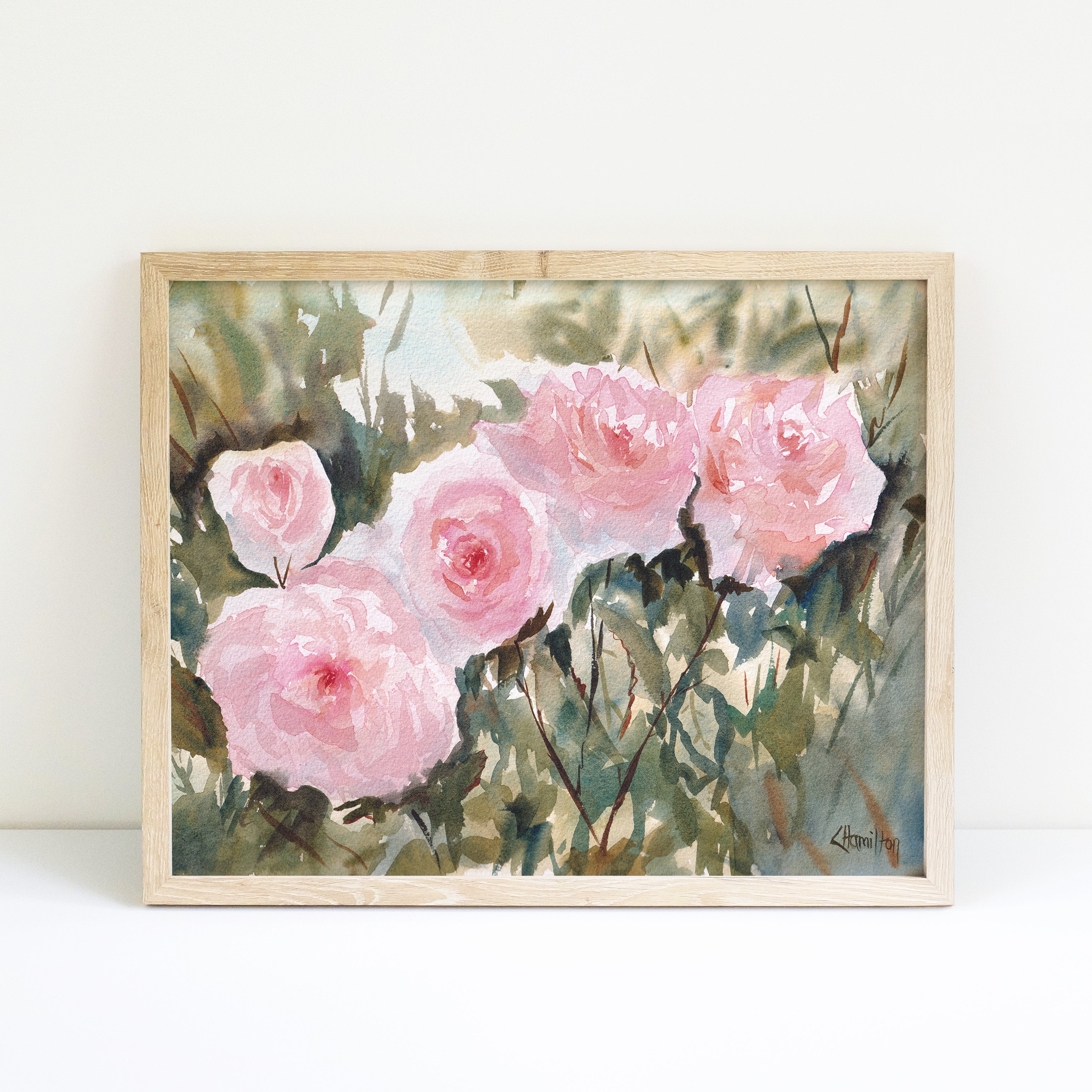 Quiet Bunch Watercolor Art Print – Lucinda Hamilton Fine Art